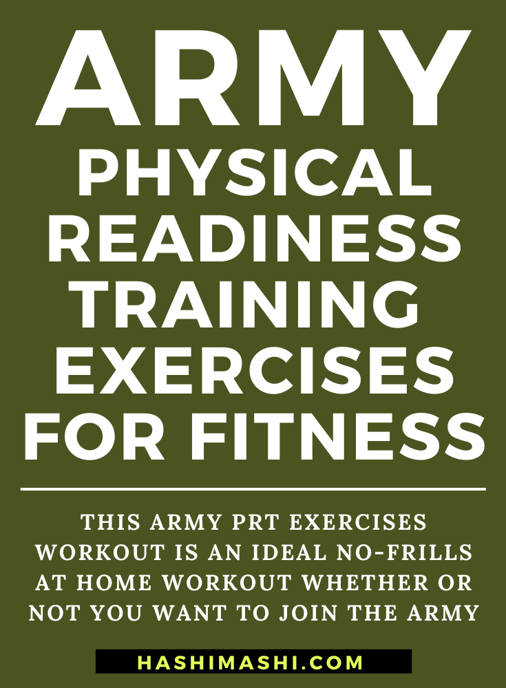 Army PRT Exercises Physical Training To Get Fit
