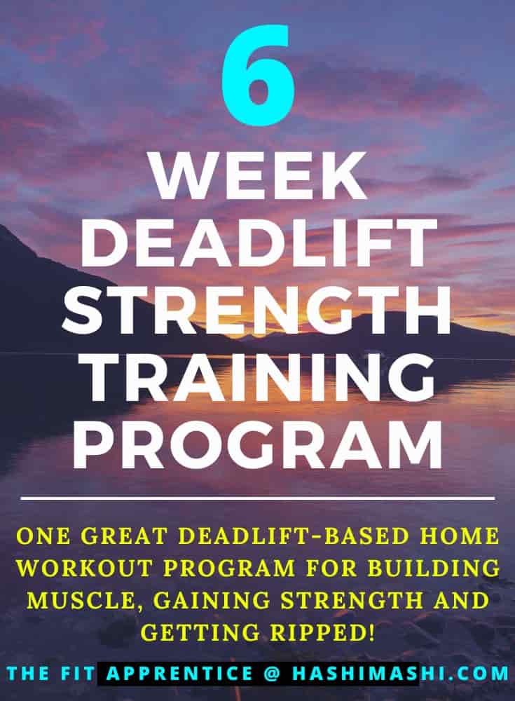 6-Week Deadlift Strength Training at Home Program to Get Ripped
